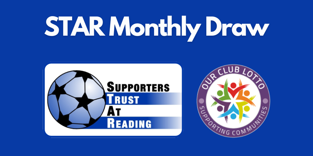 Supporters Trust At Reading - Enter our prize draw to help us raise funds!